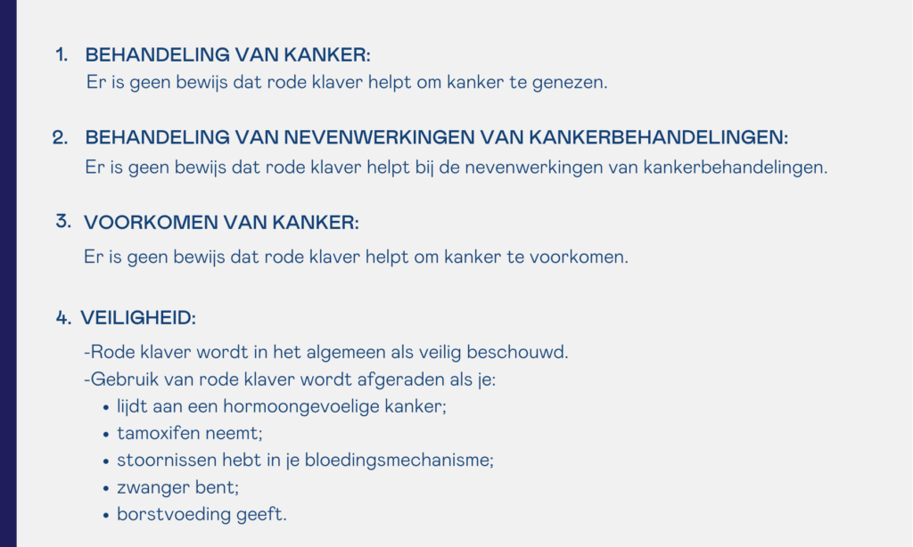 Rode klaver - Stichting tegen Kanker